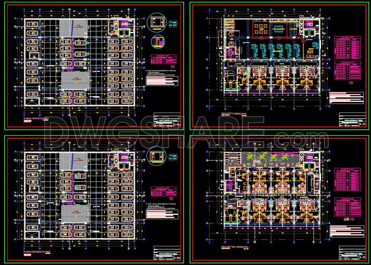 171. Download the architectural drawings of the 8-storey Majestic Hotel ...