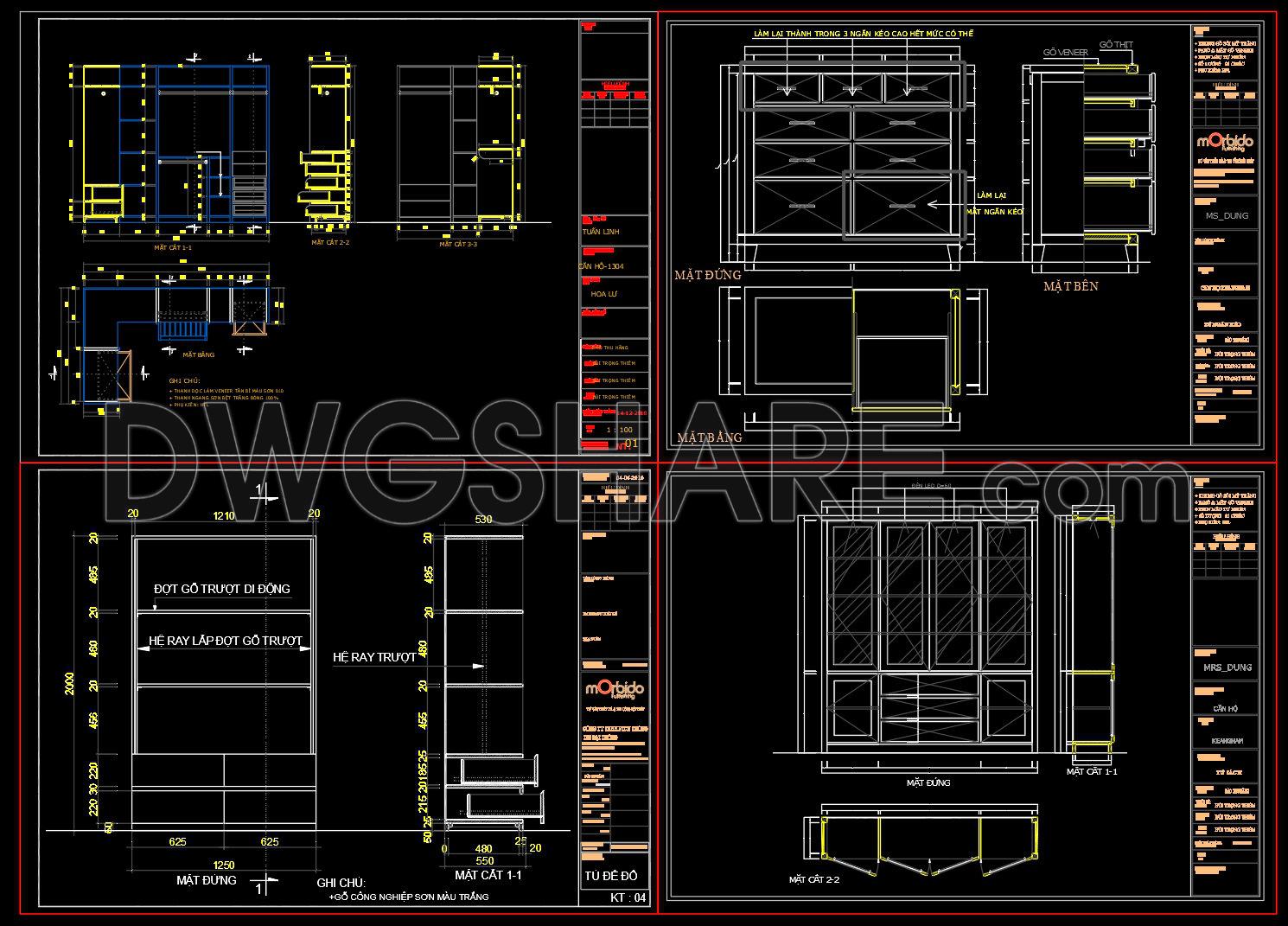 150. Download Classic & Neoclassical Wardrobe CAD Shop Drawings ...