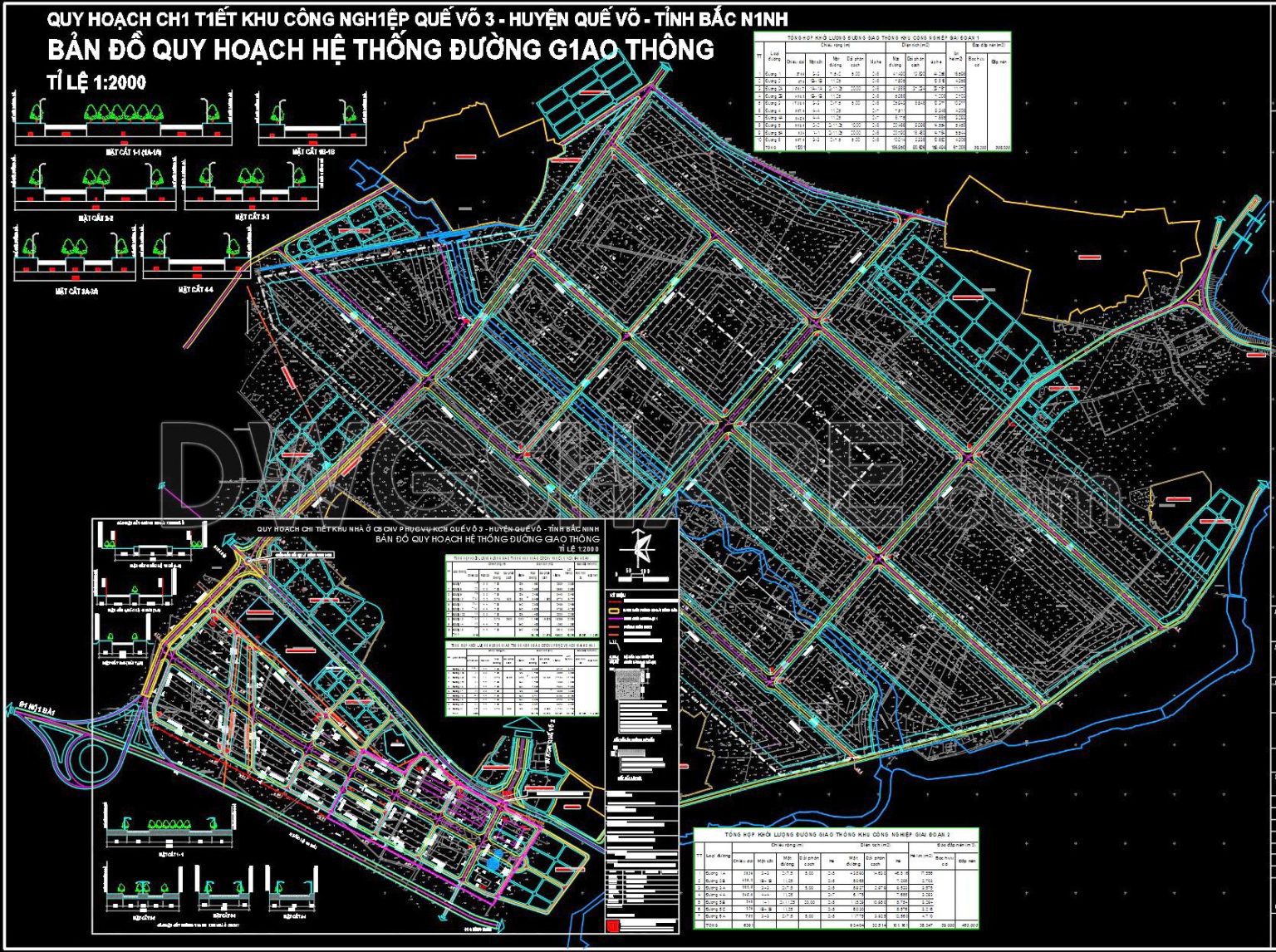 157. Download Detailed Traffic Planning Map CAD Drawing