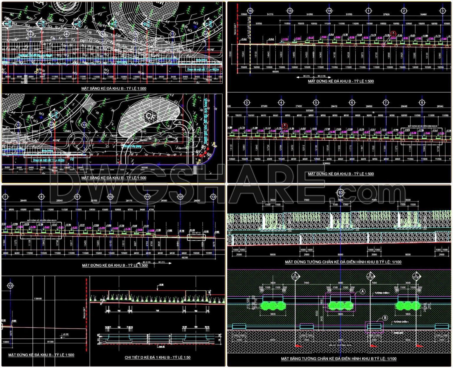 160. Download Seawall (Sand Protection) Design CAD Drawing