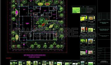 38.Autocad drawings of various types of bonsai trees