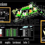 175. Free download CAD drawing Plan 5 of Amir Residential Complex (1 ...
