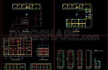 23. Download Free Industrial Museum Construction Floor Plan CAD Drawing