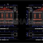 224. Download Classic European Gate & Fence Design Cad Drawings (dwg ...