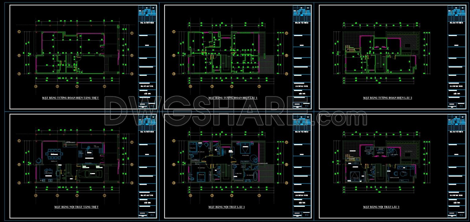 28. Free Download Detailed CAD Drawings of Master Bedroom Interior Design