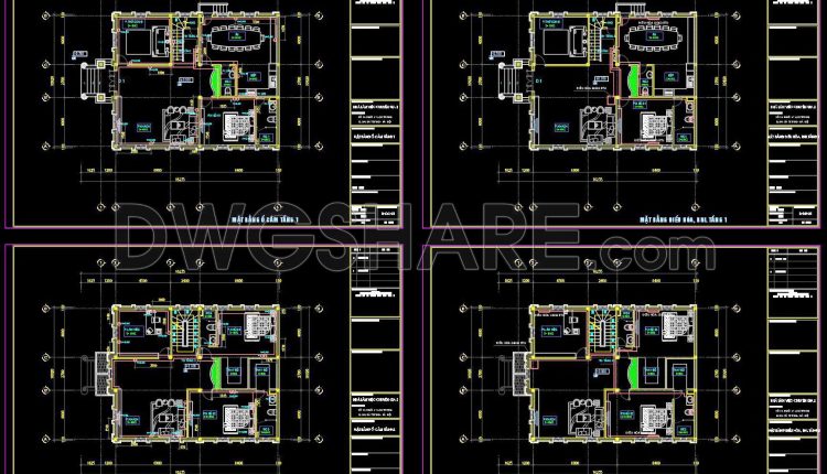 315. CAD drawings for detailed electrical designs for a 3-story ...
