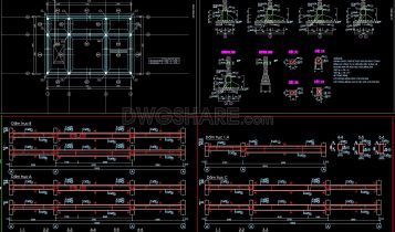 Free Drawing in Autocad: Structural CAD Blocks for format DWG