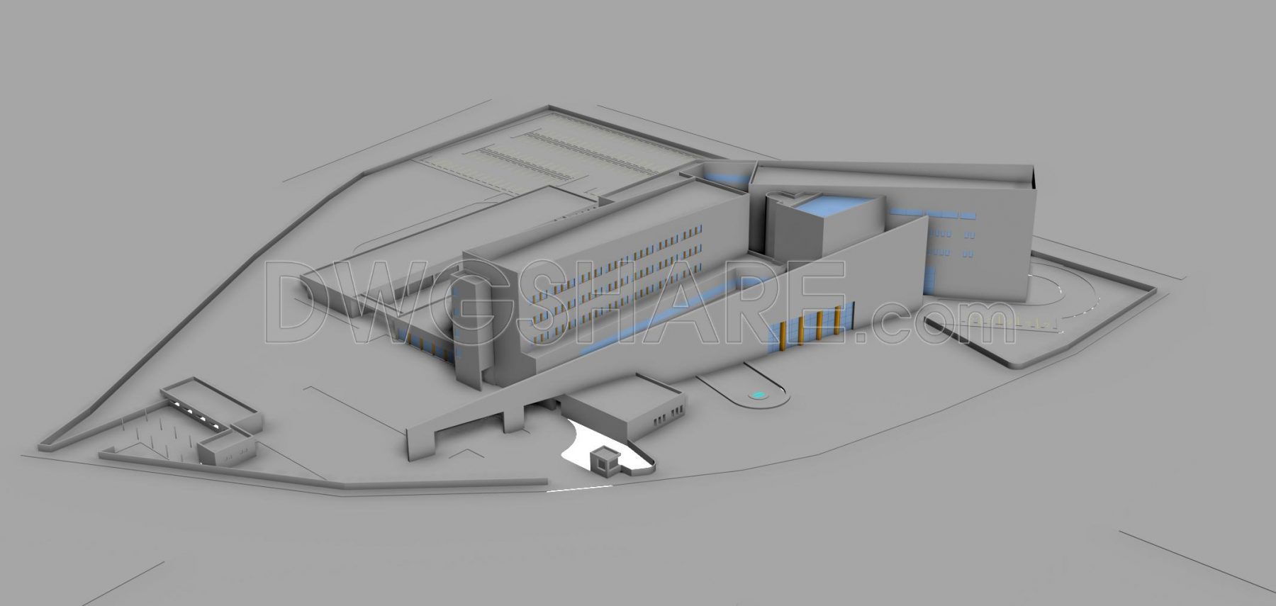 54. Free Download High-End Specialized Hospital First Floor Layout CAD ...