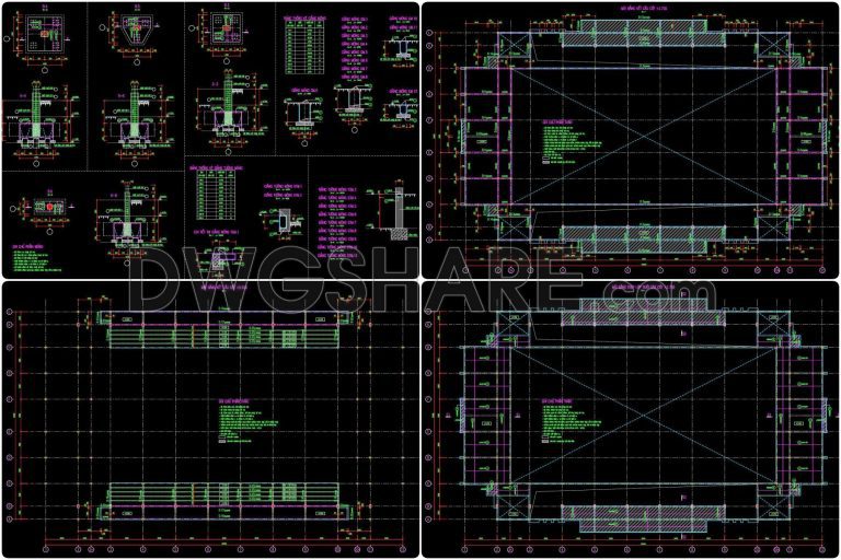 60. Free download the design drawings of a multi-purpose sports hall ...