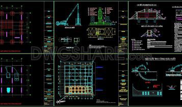 Detailed drawings of construction methods in Autocad