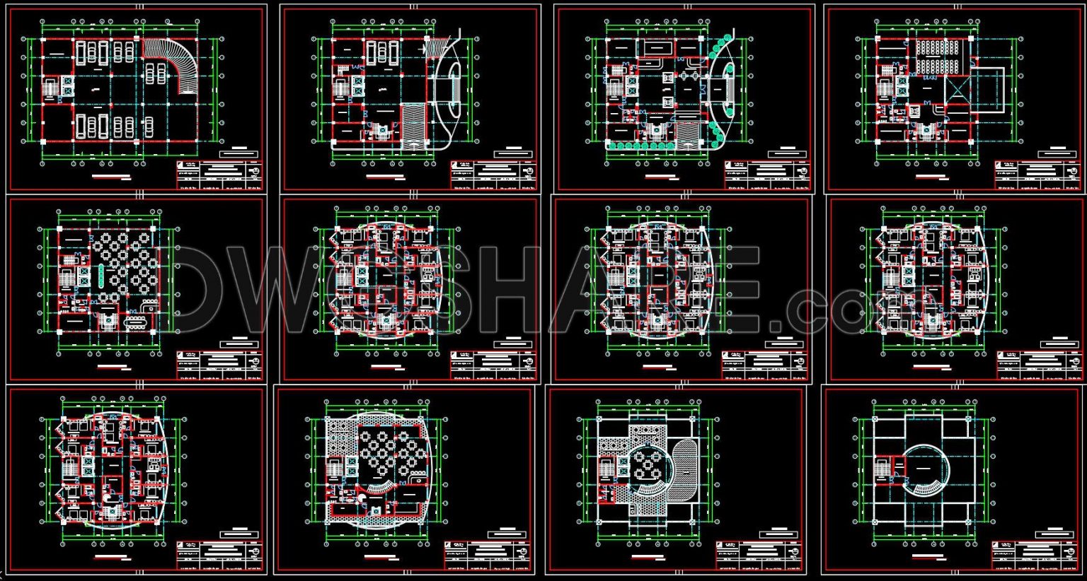 171. Download the architectural drawings of the 8-storey Majestic Hotel ...