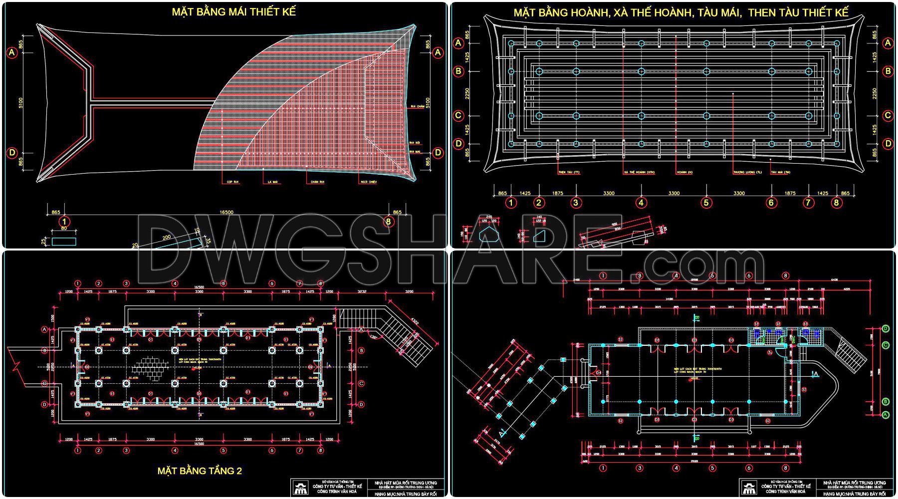27. Download Vietnamese Water Puppet Theater CAD Drawings ...