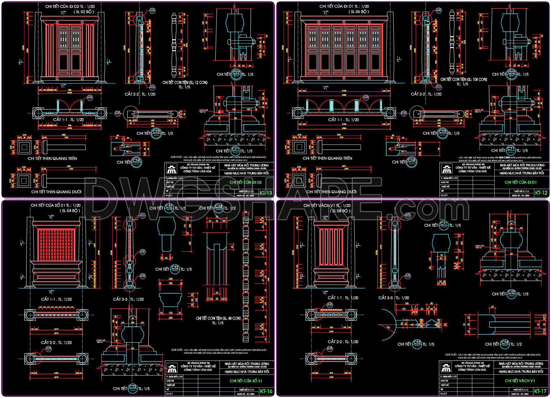 27. Download Vietnamese Water Puppet Theater CAD Drawings ...