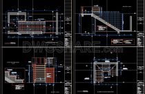 364. Detailed CAD Drawing of Bedside Table Free Download