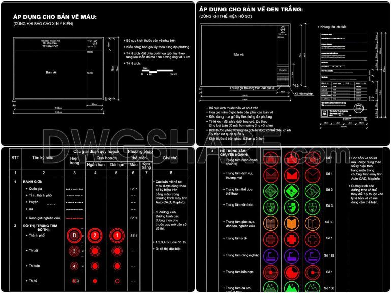 40. Free Download Complete CAD Urban Planning Symbols and Legend Blocks DWG