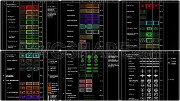 40. Free Download Complete CAD Urban Planning Symbols and Legend Blocks DWG