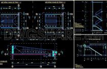 431. Free Download CAD Drawings of Stainless Steel Emergency Escape Stairs