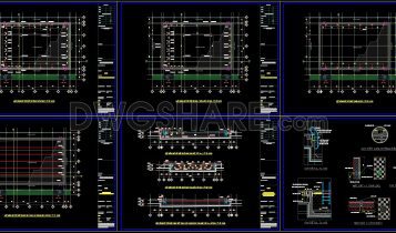 801. Concept Floor Plan Drawing for 2-Storey House – CAD Layout