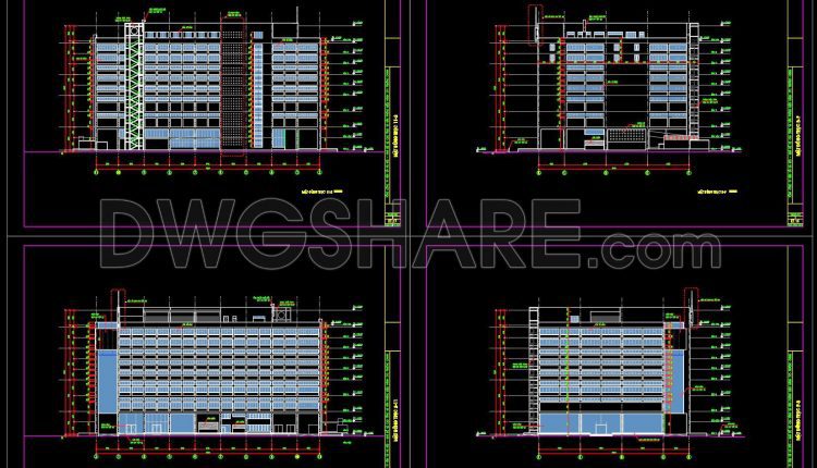 54. Download Cad Drawings Of An 8-storey Parking Garage And Management ...