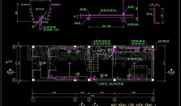 477. Spiral Staircase CAD Details – Floor Plans, Dimensions and Section ...