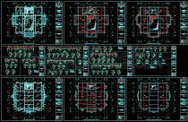 376. Free Download of Structural CAD Drawings for 12m x 16m Reinforced ...
