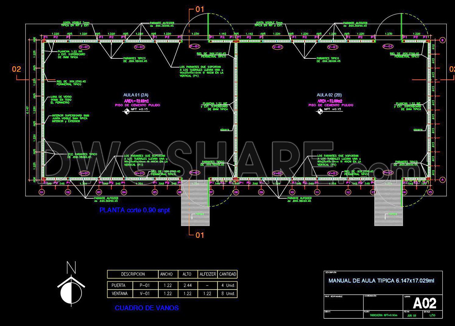 52. Download free plans for a prefabricated classroom module