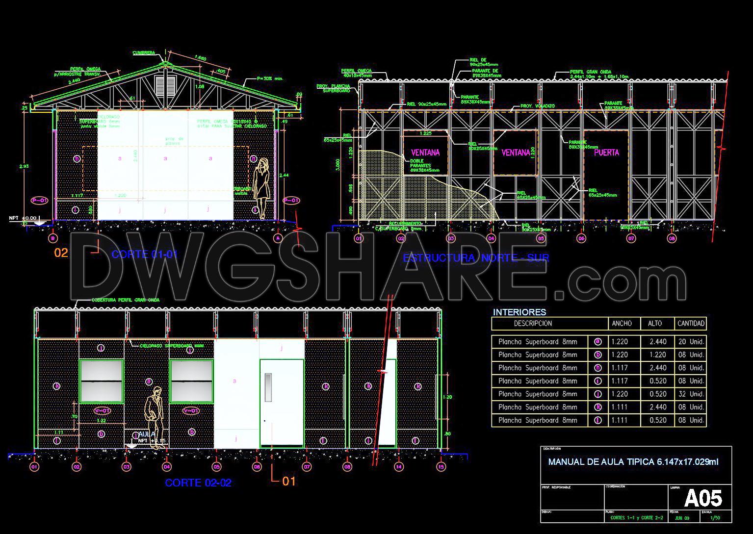 52. Download free plans for a prefabricated classroom module