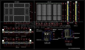 Door and Window CAD Block Free Download – Dynamic Blocks