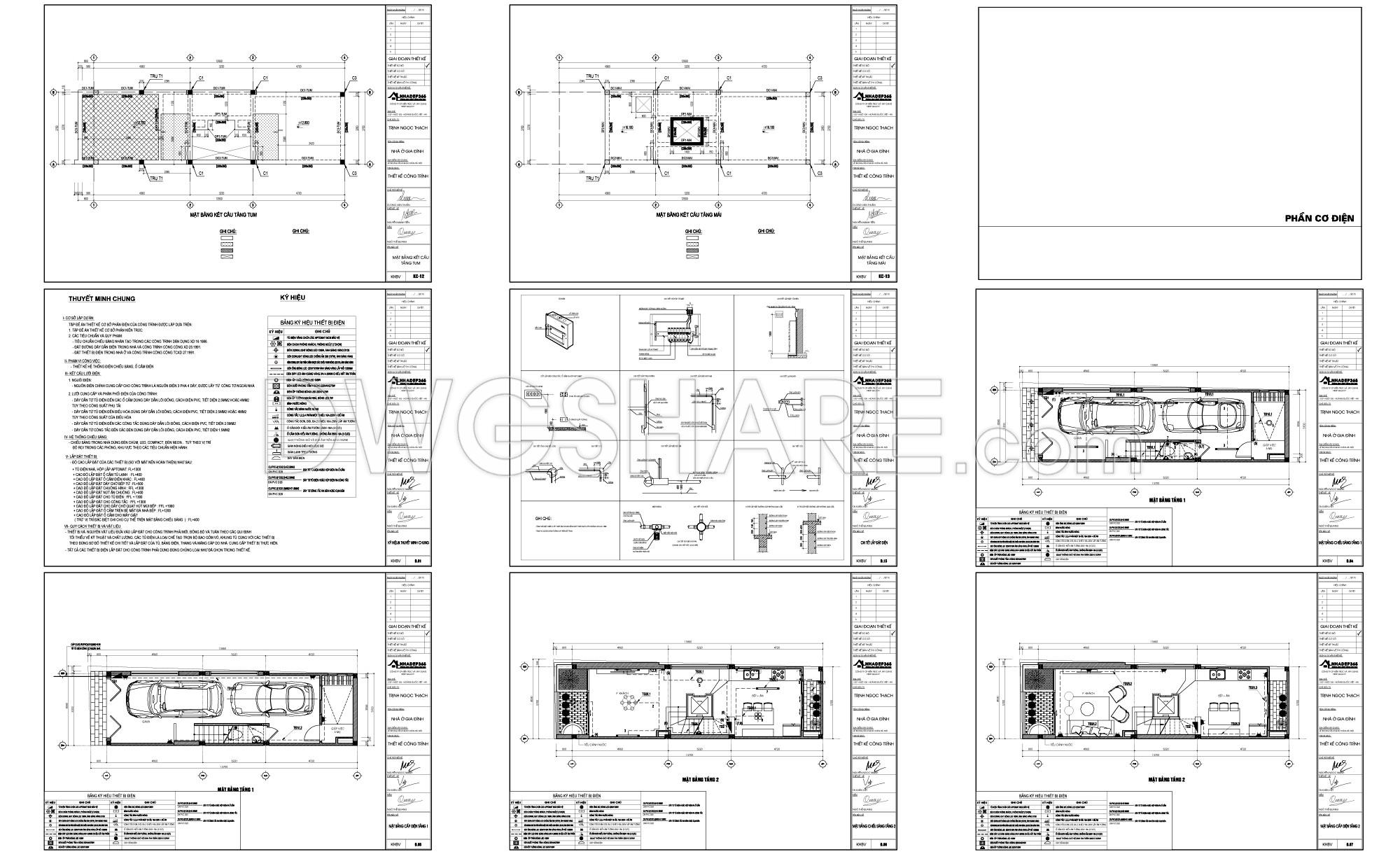 862. Download complete CAD drawings of a 5-storey house (4m x 17.8m ...