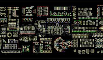 Restaurant Archives - Free Cad Blocks, download DWG models for ...