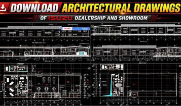 Drawings of architectural and construction design projects