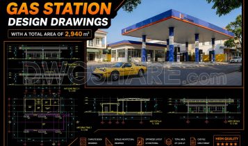 Fuel Station - Free Cad Blocks, download DWG models for architects ...