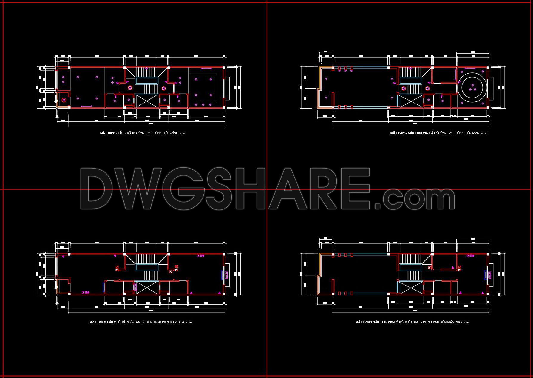 156. Download of Electrical and Plumbing Design Drawings for a 4-Story ...