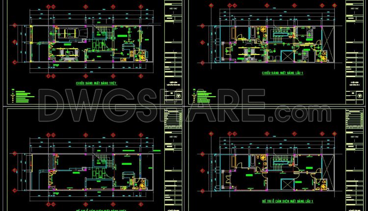 161. Complete House Electrical Plans Including Lighting and Power ...