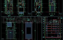 355. Free Download detailed CAD drawings of townhouse stairs