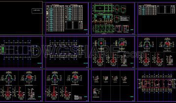 Free Drawing in Autocad: Structural CAD Blocks for format DWG