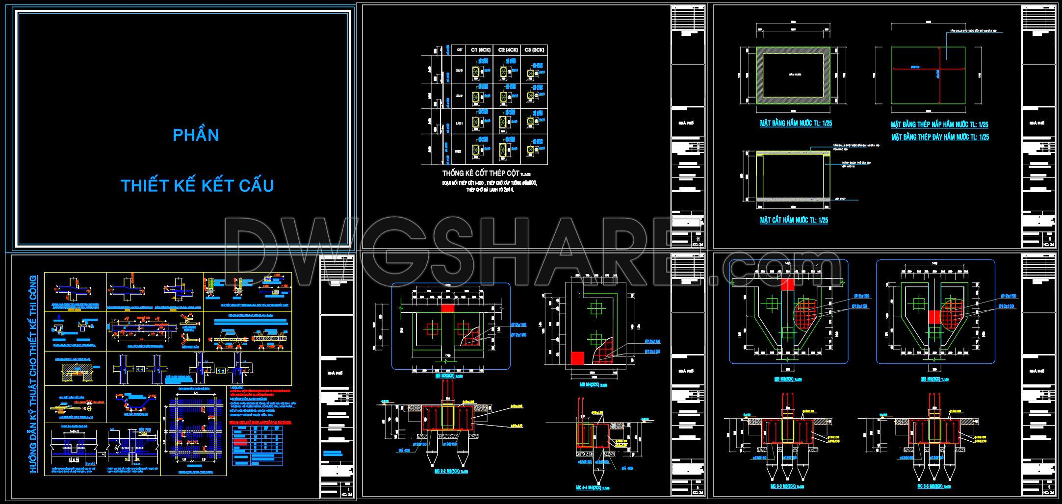 413. Free Download of Structural CAD Drawings for 6.9m x 13m Reinforced ...