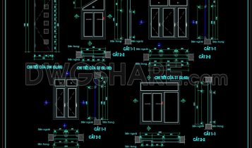 Door and Window CAD Block Free Download – Dynamic Blocks