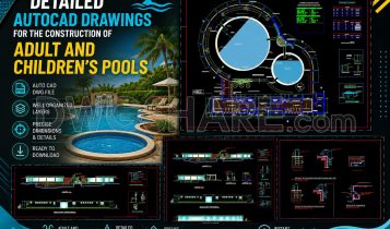 Free Download Swimming Pool CAD Blocks – AutoCAD Drawings
