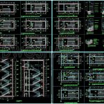 440. Free Staircase CAD Detail Drawings – Multi-Level Plans, Sections ...