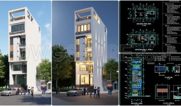 Download free architectural CAD drawings for Townhouses, Villas