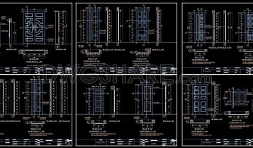 Door and Window CAD Block Free Download – Dynamic Blocks
