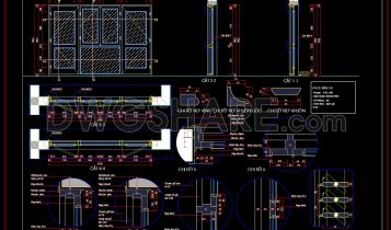Door and Window CAD Block Free Download – Dynamic Blocks