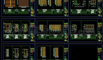 Door and Window CAD Block Free Download – Dynamic Blocks