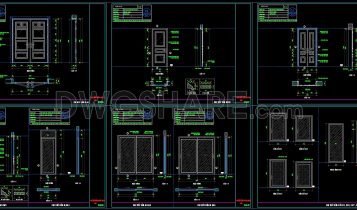 Door and Window CAD Block Free Download – Dynamic Blocks